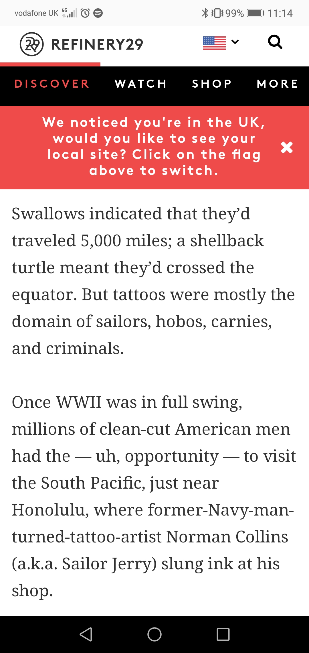 Buddy Tattoos research – to the touch