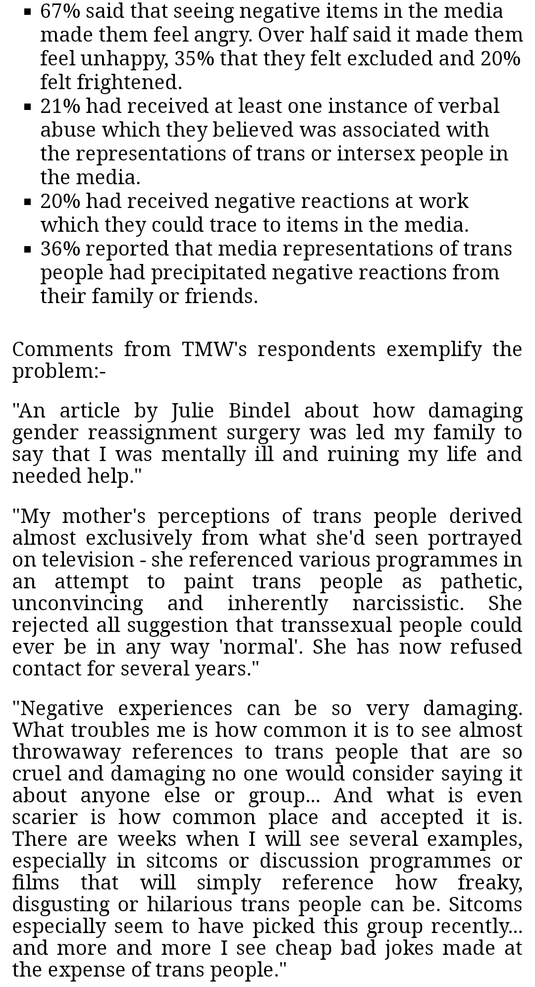 Why we need to know that trans happiness is real – to the touch